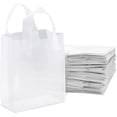 Prime Line White Frosted Poly Bulk Plastic Bags, Small Size 8x4x10 ...