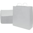 Prime Line Packaging White Paper Bags, Extra Large Shopping Bags with ...