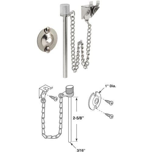 Prime-Line Patio Door Security Pin Lock, Each - Walmart.com