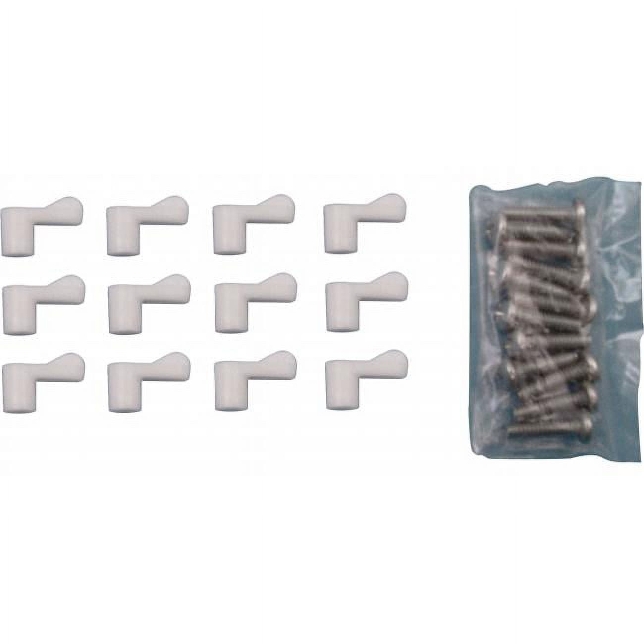 Prime Line Products 12 Count .31 in. White Plastic Screen Clips - White ...