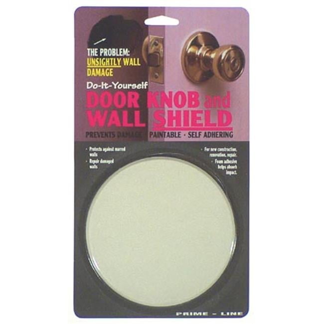 Prime Line Products 5in. Ivory Door Knob & Wall Shield 5in. Ivory Door ...