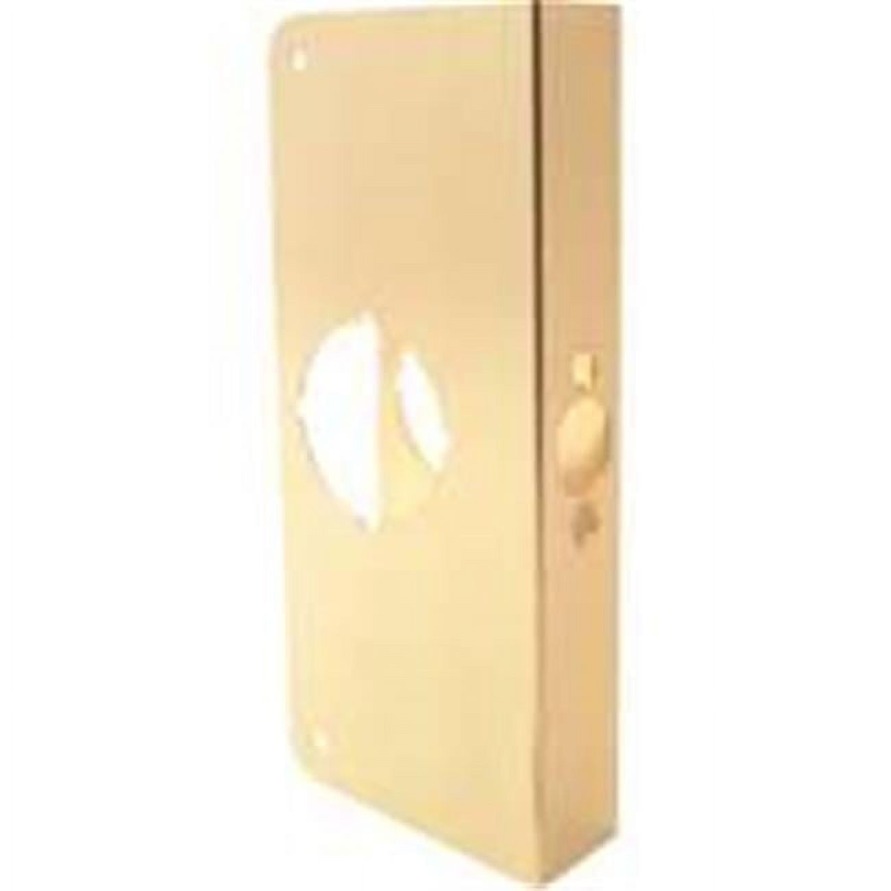 Prime Line Products U9550 1.75 in. Solid Brass Lock & Door Reinforcer ...