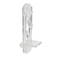 Shelf Support Peg, Self-Locking, 5 mm., 5/8 in. Clear (4-pack ...