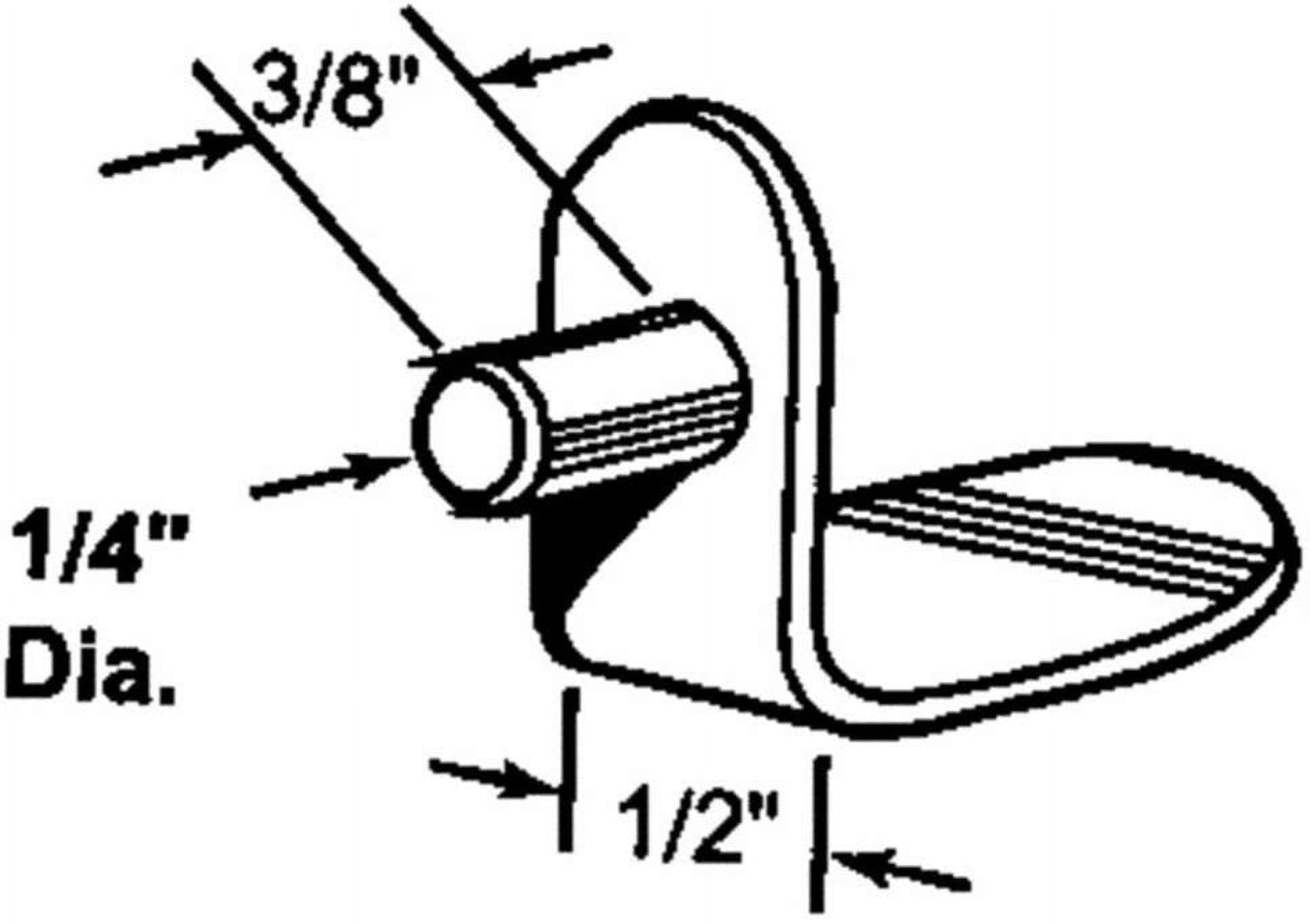 Prime-Line Shelf Support Pegs 1/4" Plated Steel Brass Finish Card ...