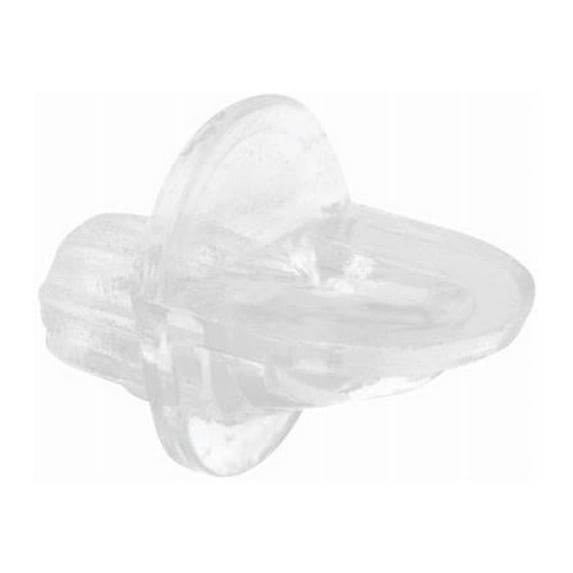 Prime-Line U 10150 5-Lb. Shelf Support Pegs, Clear Plastic, 1/4 In., 8 ...
