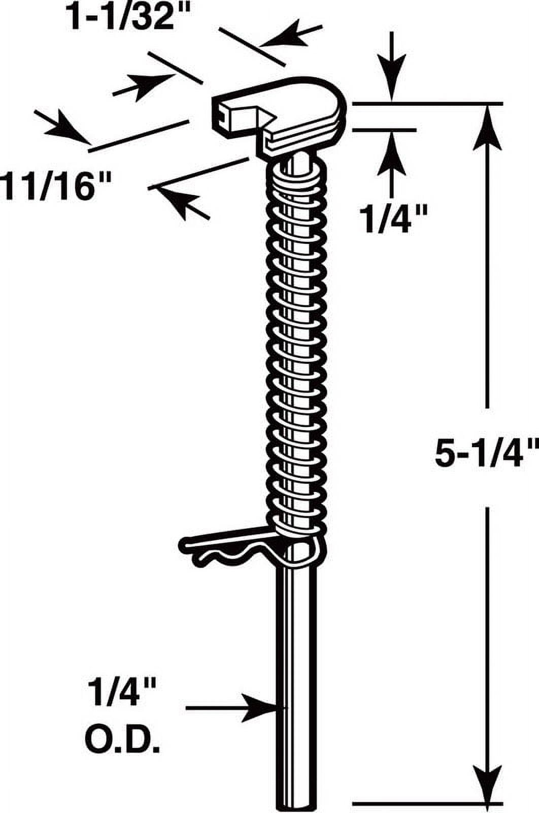 Prime-Line Zinc-Plated Silver Steel Guide Pin 1 pk - Walmart.com
