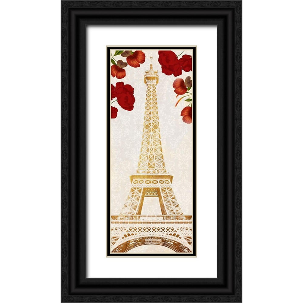 Prime, Marcus 10x18 Black Ornate Wood Framed with Double Matting Museum ...