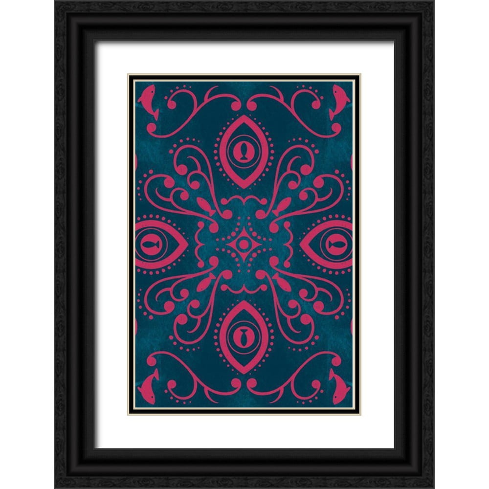 Prime, Marcus 11x14 Black Ornate Wood Framed with Double Matting Museum ...