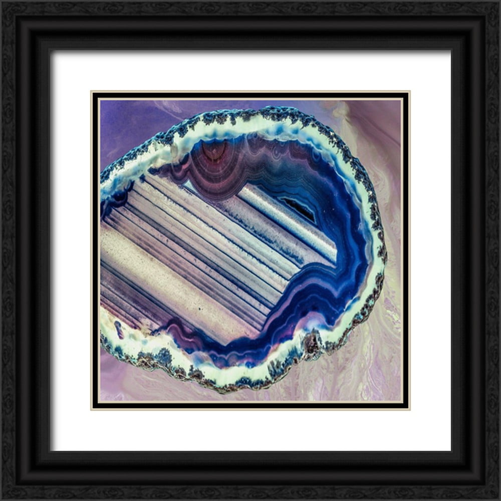 Prime, Marcus 12x12 Black Ornate Wood Framed with Double Matting Museum ...