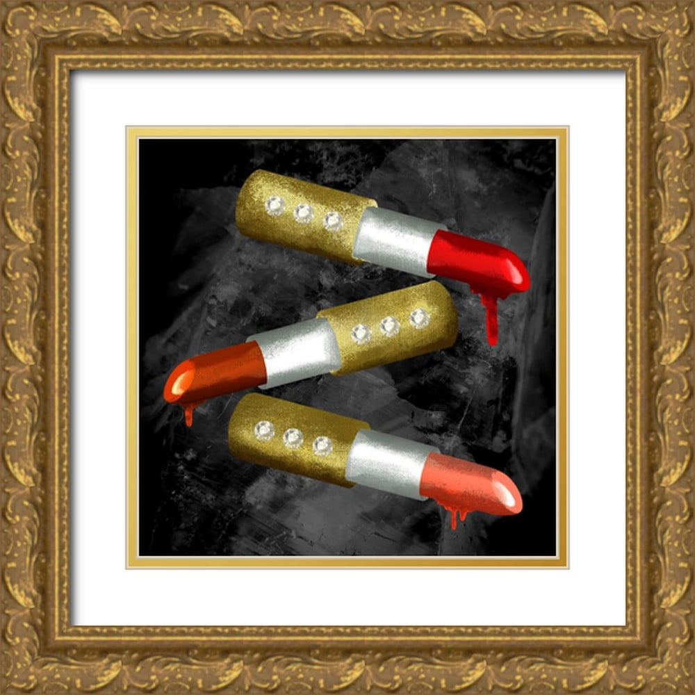 Prime, Marcus 12x12 Gold Ornate Wood Framed with Double Matting Museum ...