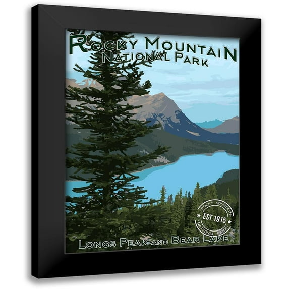 Prime, Marcus 12x14 Black Modern Framed Museum Art Print Titled - Rocky ...