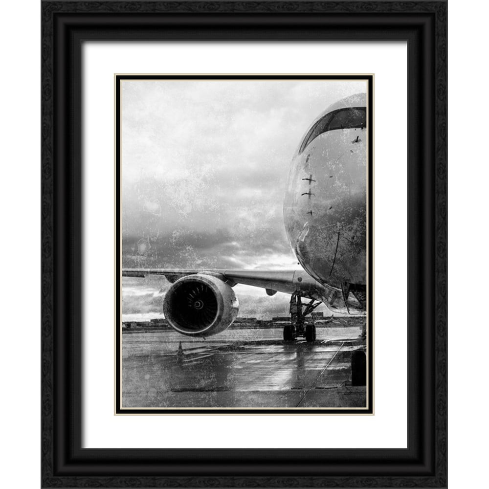 Prime, Marcus 12x14 Black Ornate Wood Framed with Double Matting Museum ...
