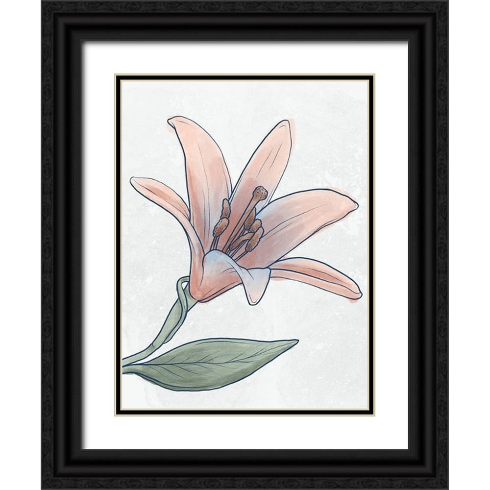 Prime, Marcus 12x14 Black Ornate Wood Framed with Double Matting Museum ...