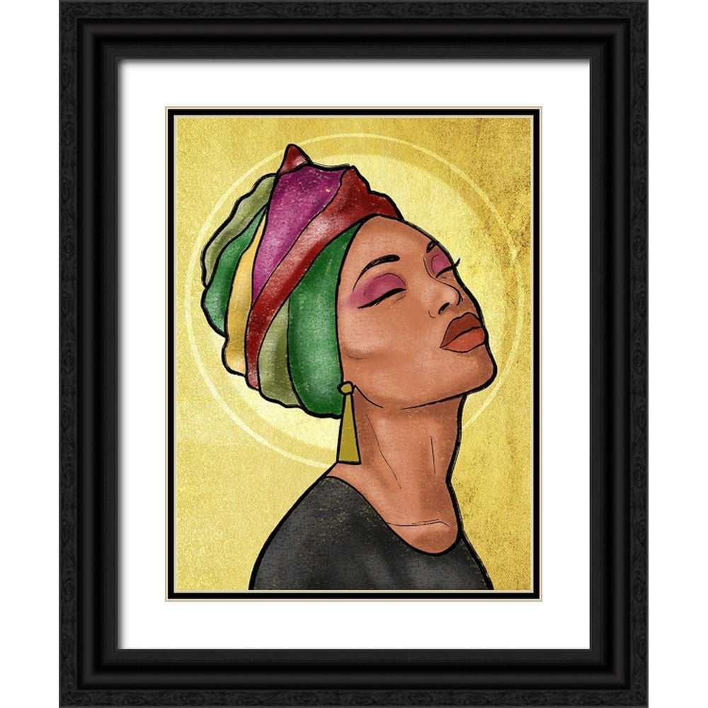 Prime, Marcus 12x14 Black Ornate Wood Framed with Double Matting Museum ...