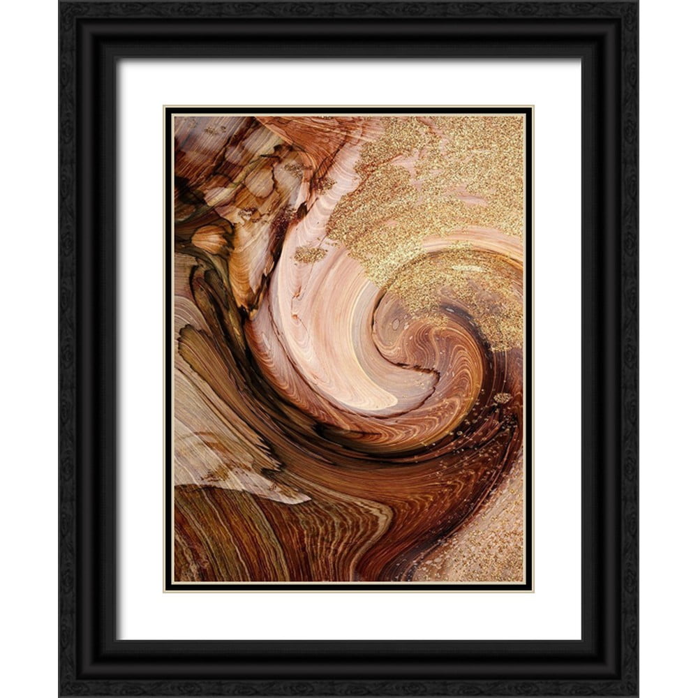 Prime, Marcus 12x14 Black Ornate Wood Framed with Double Matting Museum ...