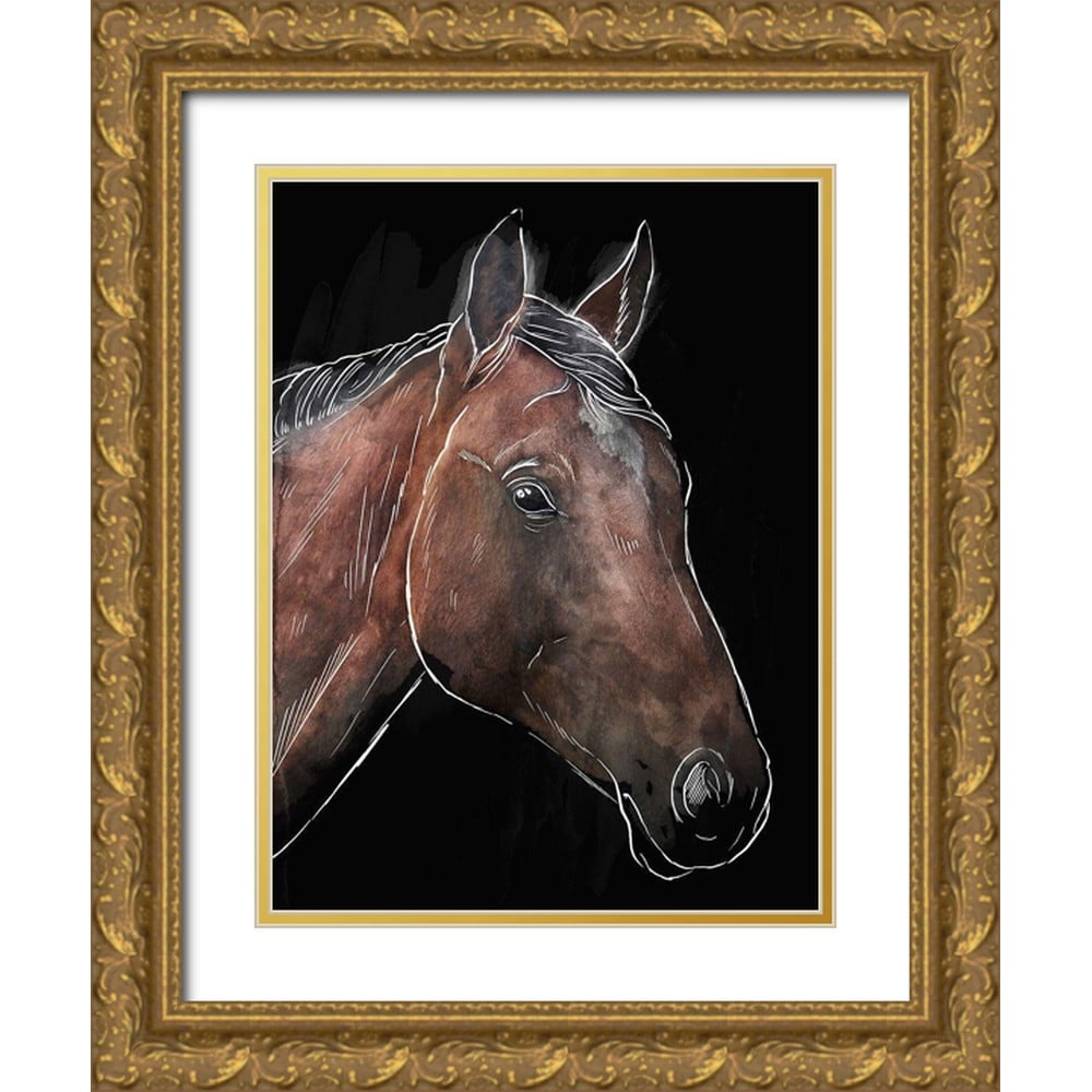 Prime, Marcus 12x14 Gold Ornate Wood Framed with Double Matting Museum ...