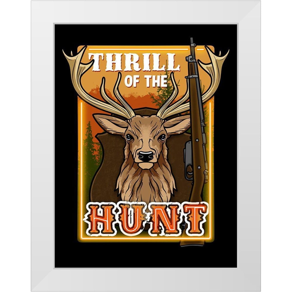 Prime, Marcus 12x14 White Modern Wood Framed Museum Art Print Titled - Thrilling Hunt 1 ...