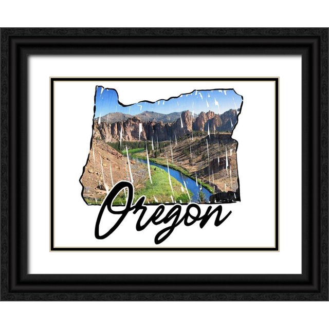 Prime, Marcus 14x12 Black Ornate Wood Framed with Double Matting Museum ...