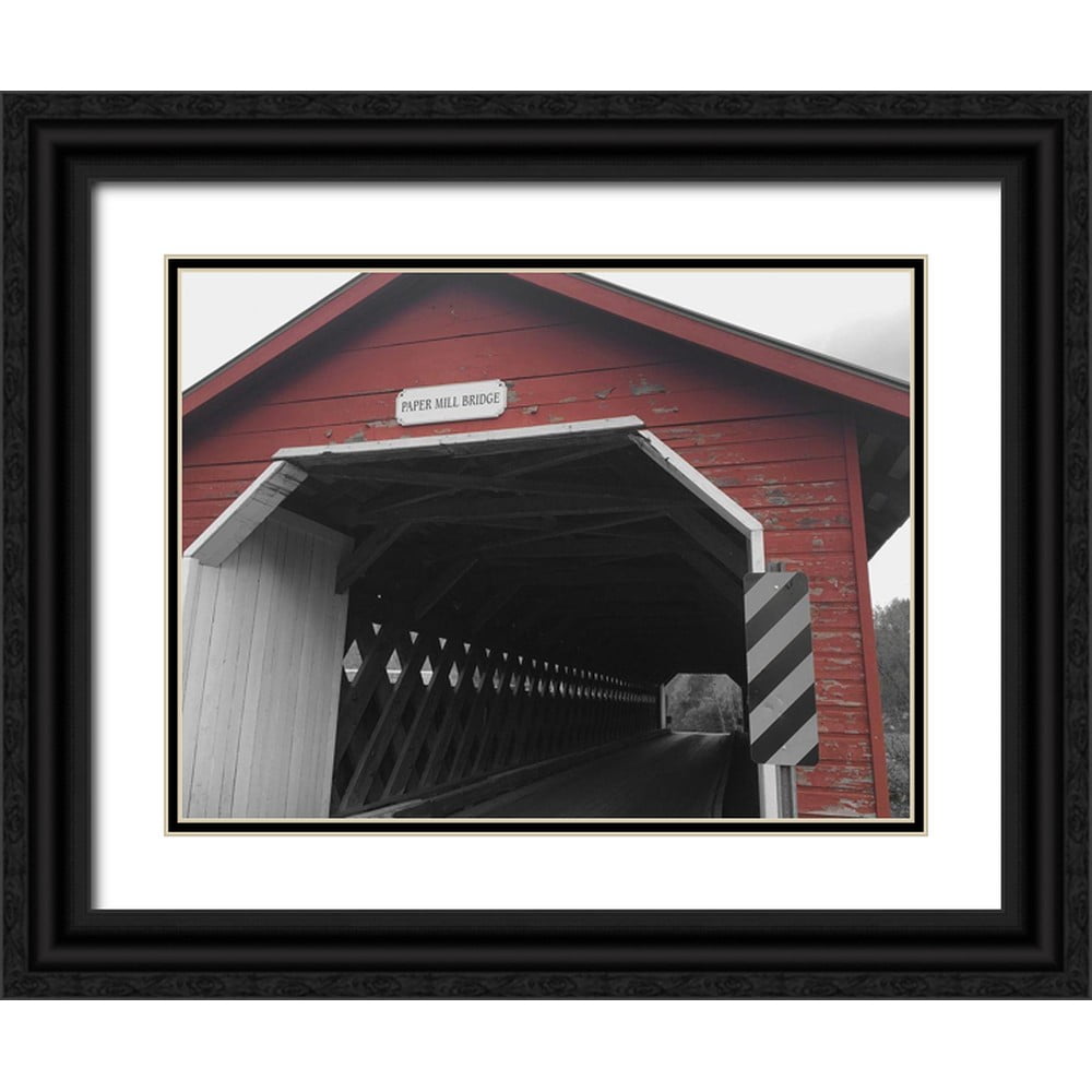 Prime, Marcus 14x12 Black Ornate Wood Framed with Double Matting Museum ...