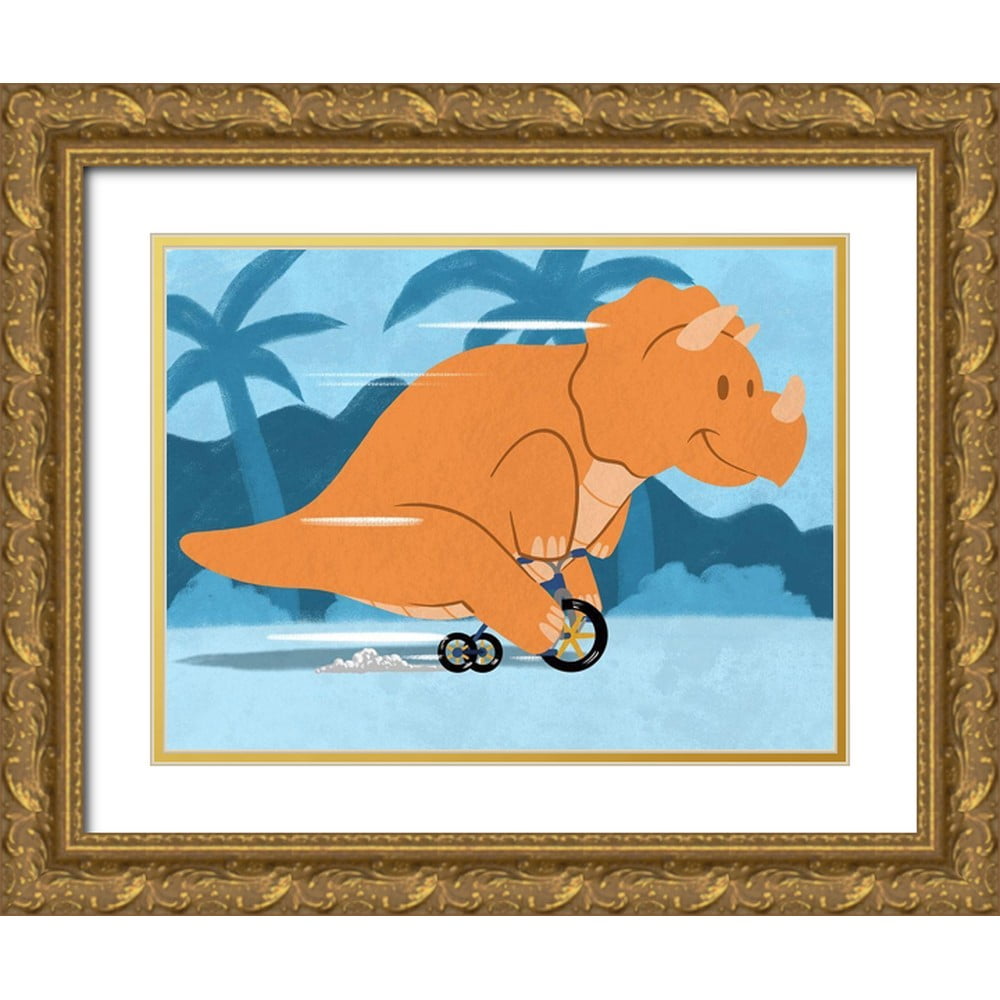 Prime, Marcus 14x12 Gold Ornate Wood Framed with Double Matting Museum ...
