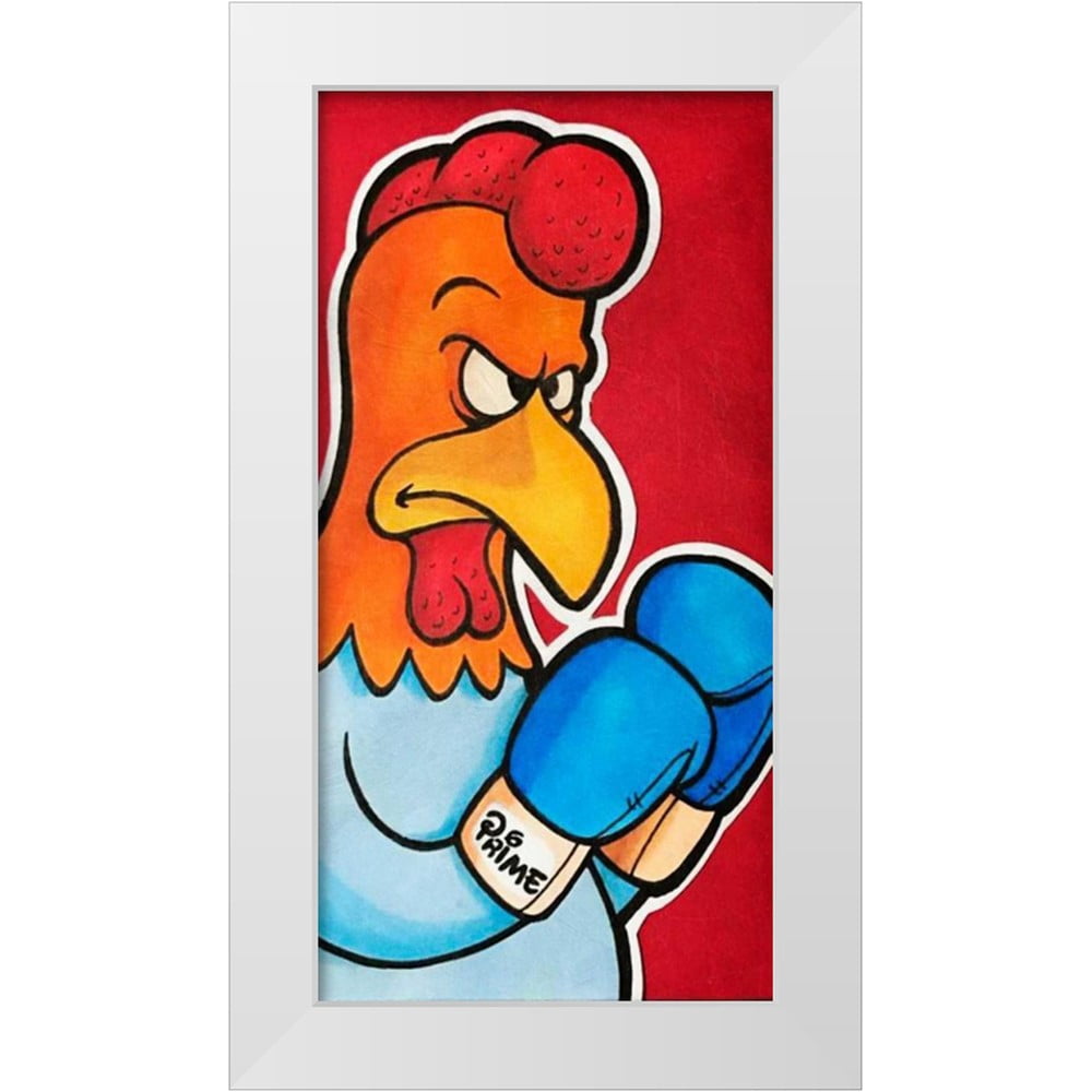 Prime, Marcus 14x24 White Modern Wood Framed Museum Art Print Titled ...