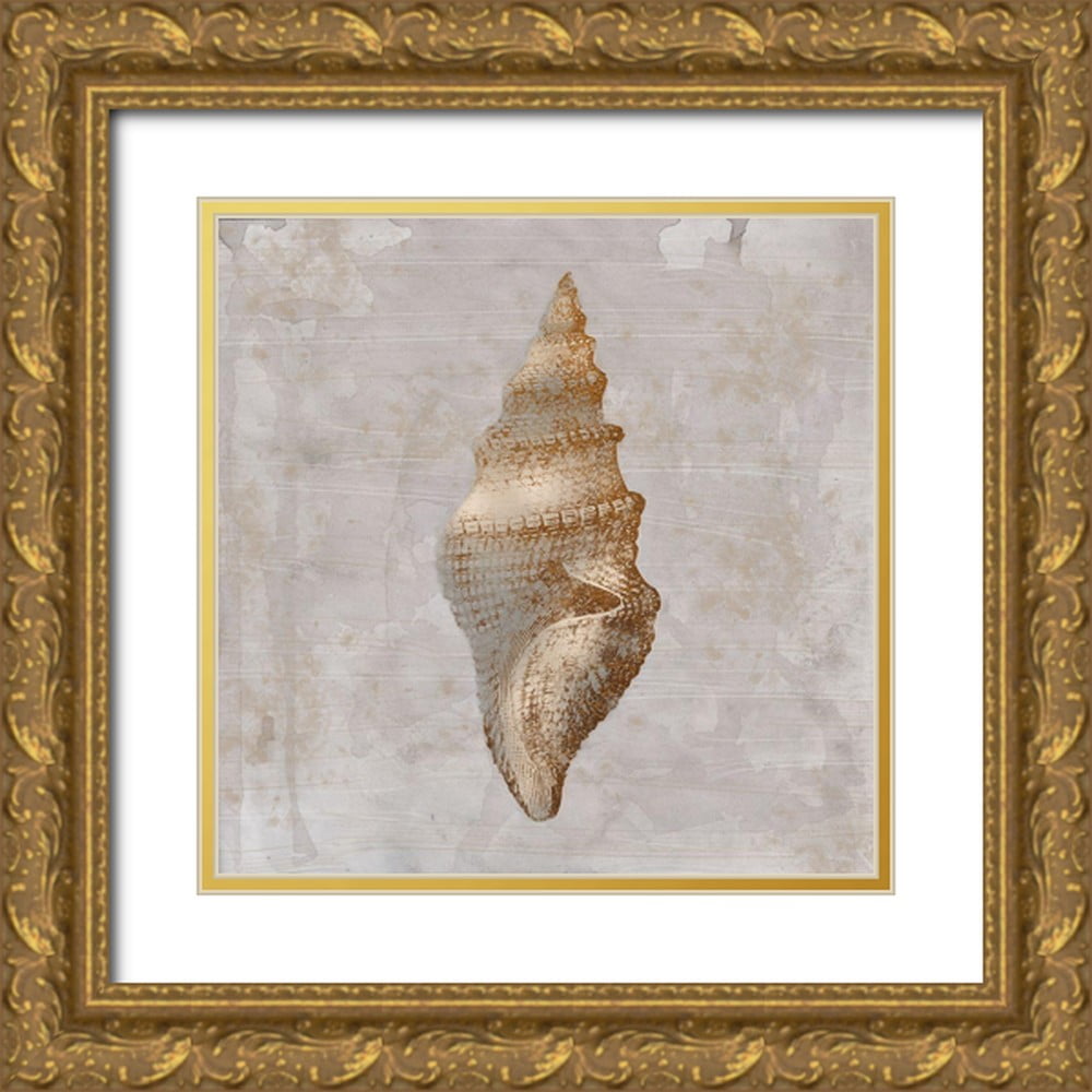 Prime, Marcus 15x15 Gold Ornate Wood Framed with Double Matting Museum ...