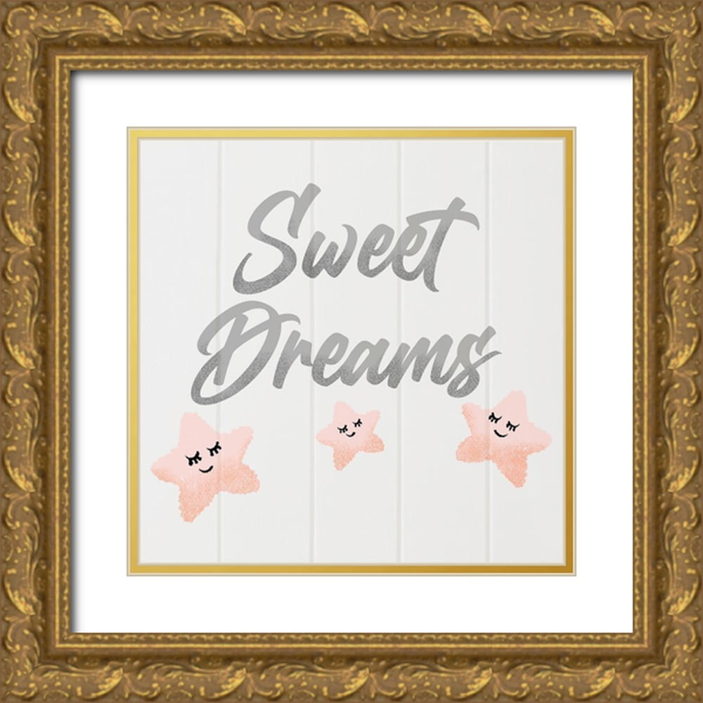 Prime, Marcus 15x15 Gold Ornate Wood Framed with Double Matting Museum ...