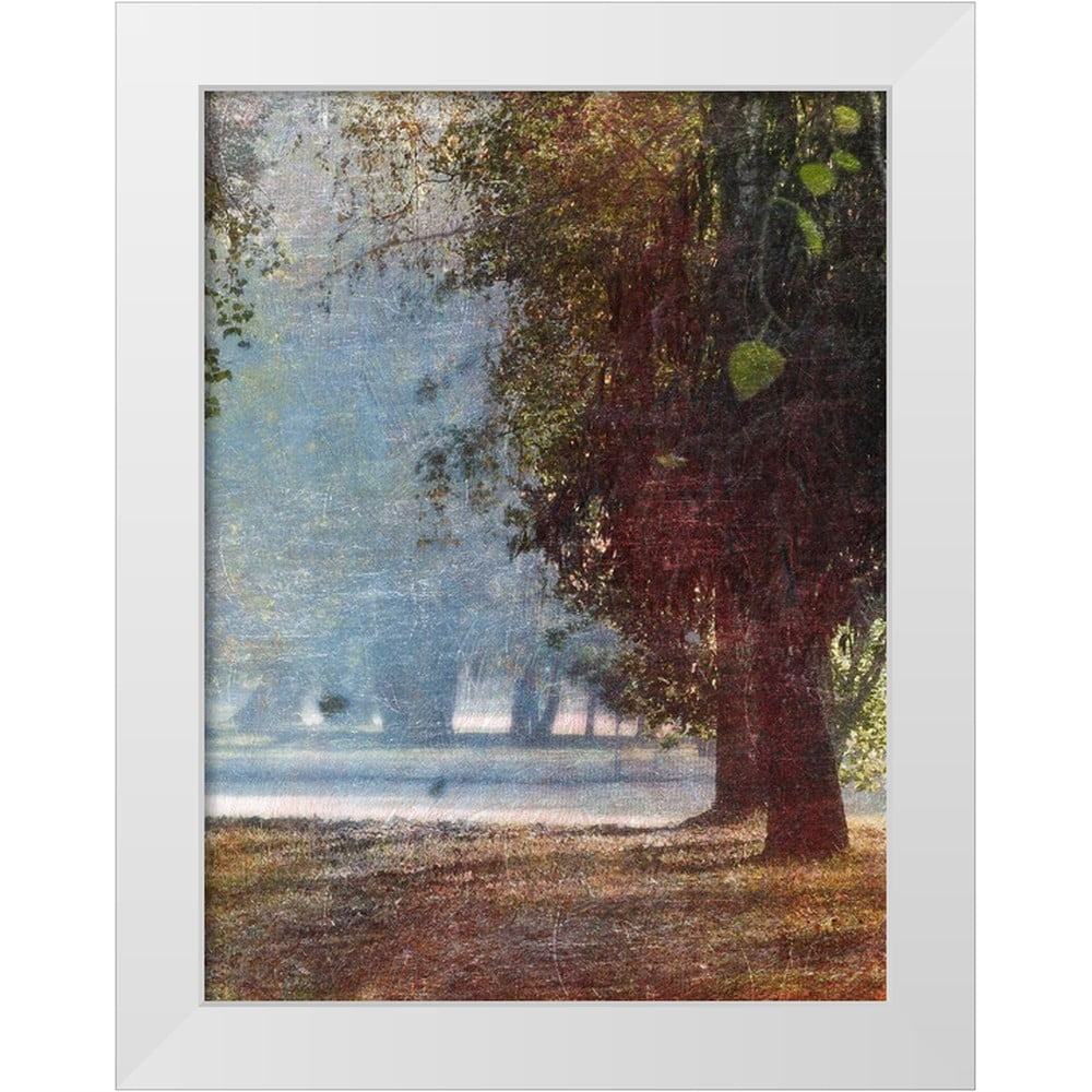 Prime, Marcus 15x18 White Modern Wood Framed Museum Art Print Titled - Fall Stroll 1 - Walmart.com