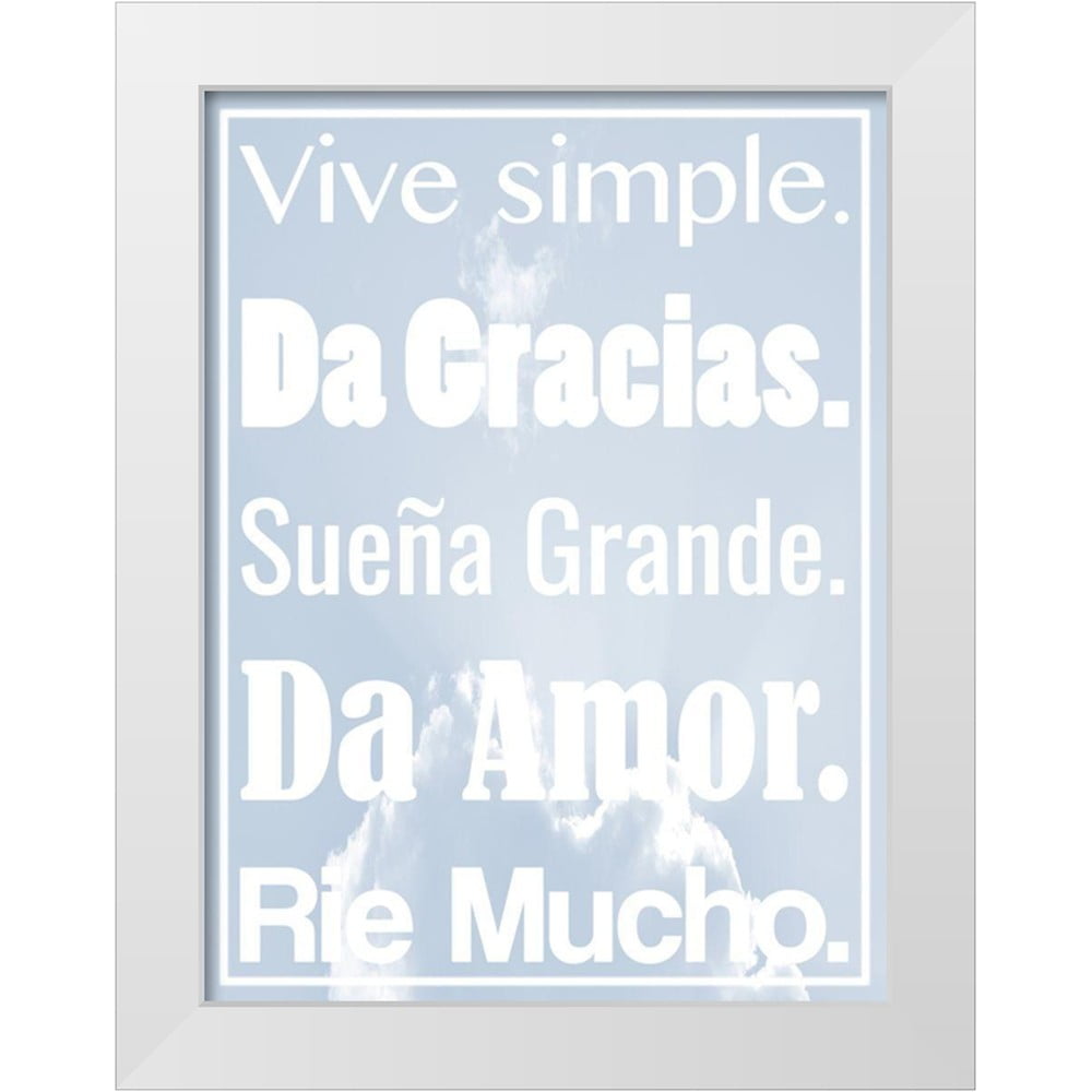 Prime, Marcus 15x18 White Modern Wood Framed Museum Art Print Titled - Vive Simple 2 - Walmart.com