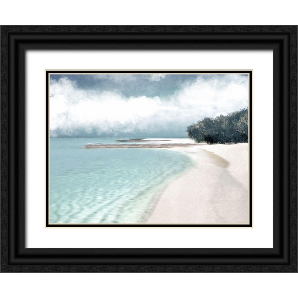 Prime, Marcus 18x15 Black Ornate Wood Framed with Double Matting Museum ...