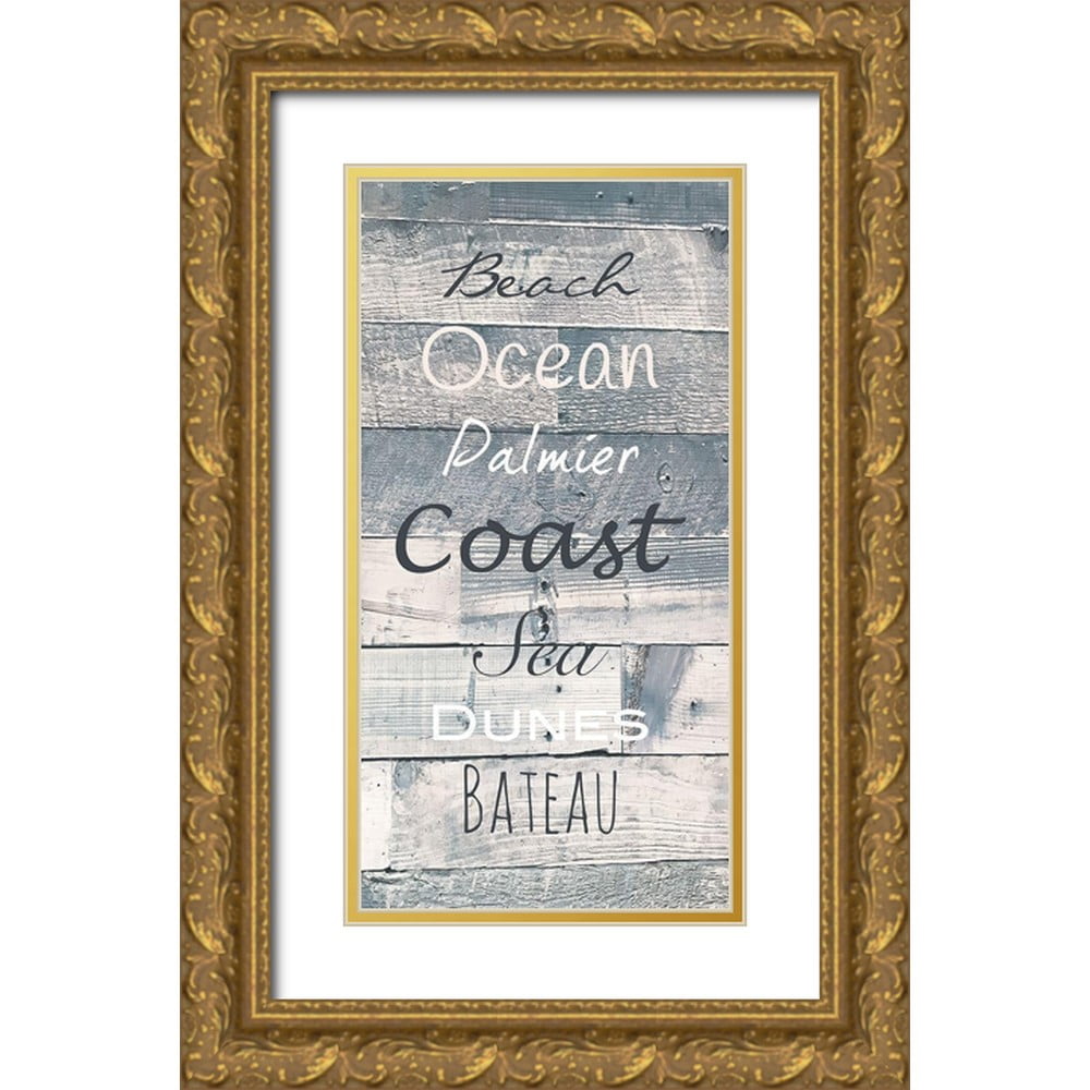 Prime, Marcus 18x32 Gold Ornate Wood Framed with Double Matting Museum ...