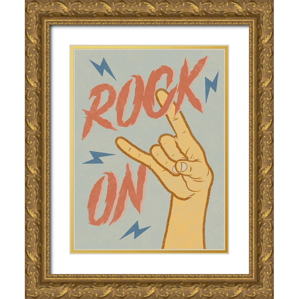 Prime, Marcus 19x24 Gold Ornate Wood Framed with Double Matting Museum ...