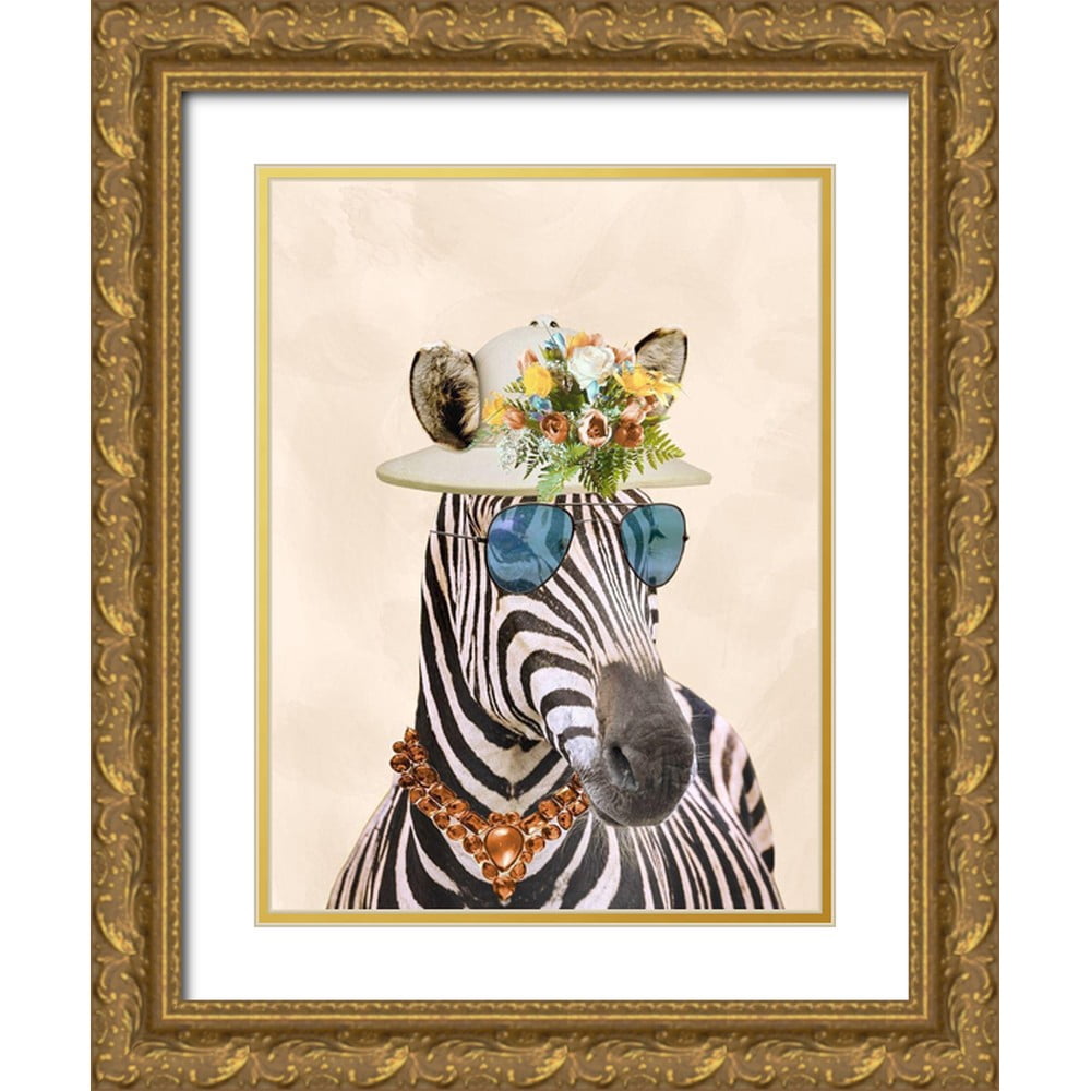 Prime, Marcus 19x24 Gold Ornate Wood Framed with Double Matting Museum ...