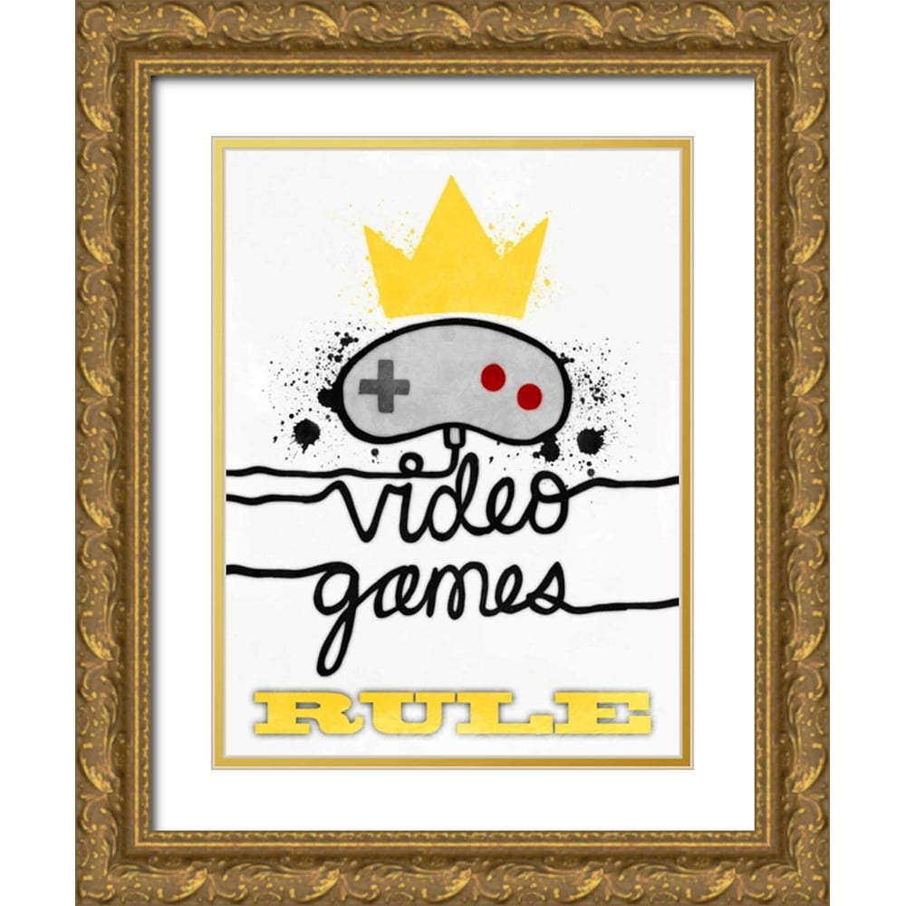 Prime, Marcus 19x24 Gold Ornate Wood Framed with Double Matting Museum ...