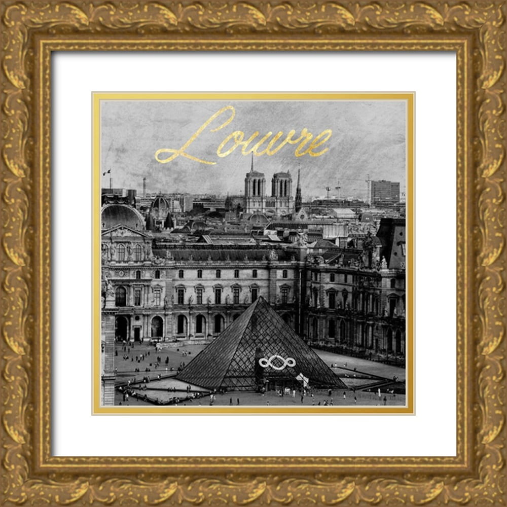 Prime, Marcus 20x20 Gold Ornate Wood Framed with Double Matting Museum ...