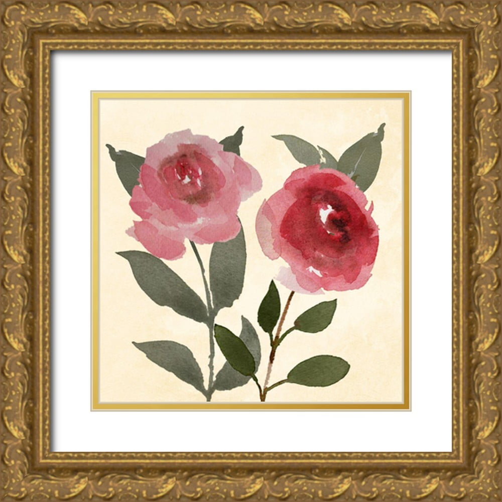 Prime, Marcus 26x26 Gold Ornate Wood Framed with Double Matting Museum ...