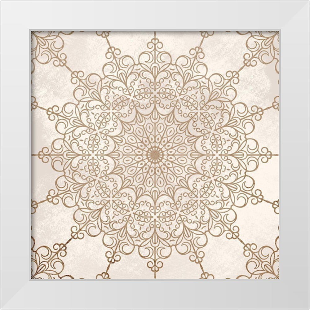 Prime, Marcus 26x26 White Modern Wood Framed Museum Art Print Titled - Fragmented Mind 1 ...