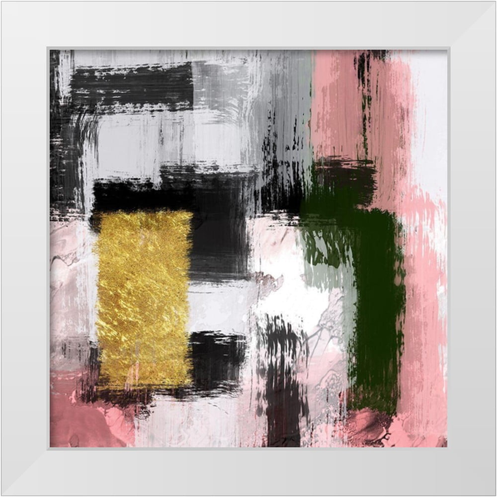 Prime, Marcus 26x26 White Modern Wood Framed Museum Art Print Titled - Imaginative Distress 1 ...