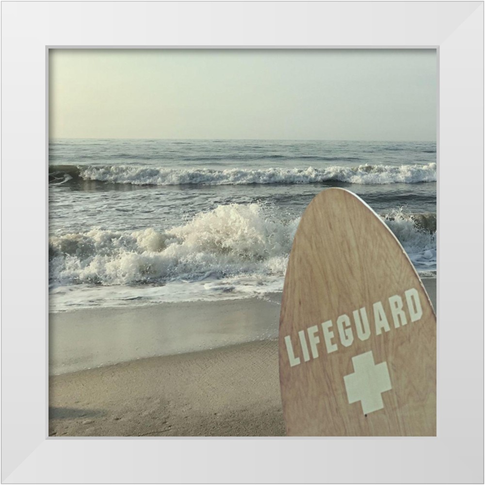 Prime, Marcus 26x26 White Modern Wood Framed Museum Art Print Titled ...