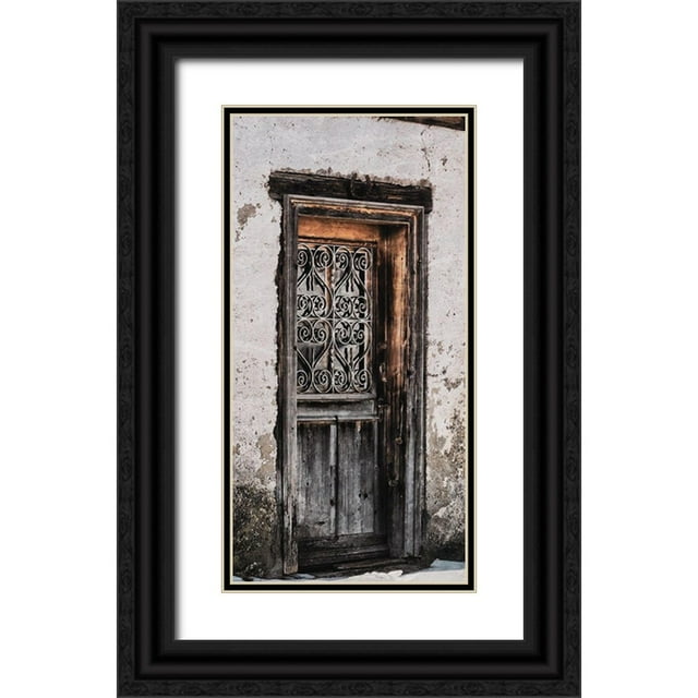Prime, Marcus 9x14 Black Ornate Wood Framed with Double Matting Museum ...