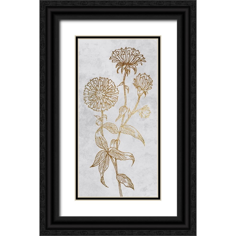 Prime, Marcus 9x14 Black Ornate Wood Framed with Double Matting Museum ...