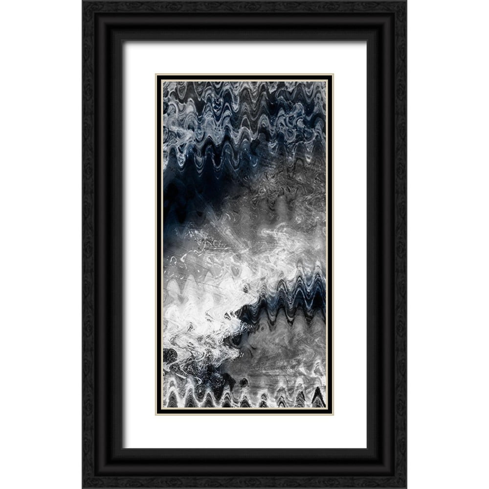 Prime, Marcus 9x14 Black Ornate Wood Framed with Double Matting Museum ...