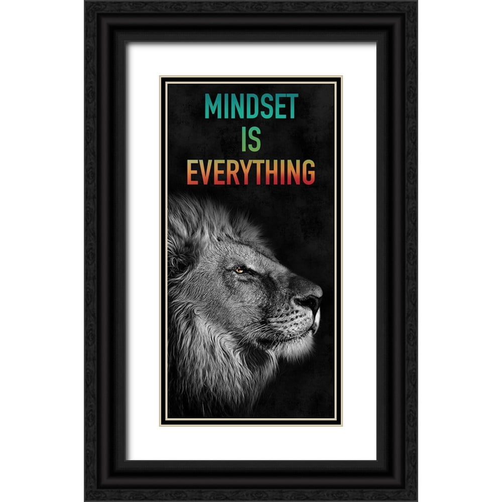 Prime, Marcus 9x14 Black Ornate Wood Framed with Double Matting Museum ...