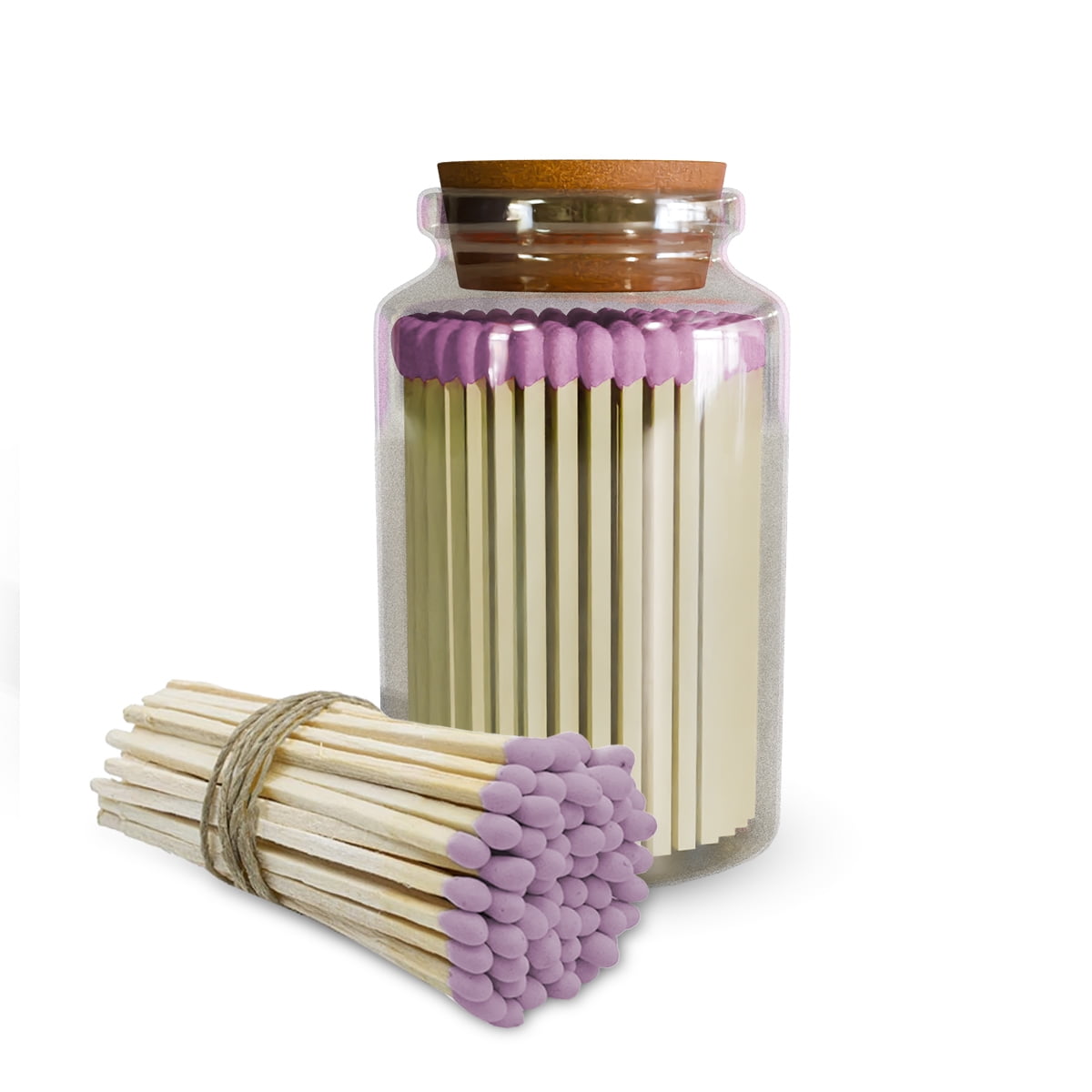 Prime Necessities Decorative Wooden Matches, Matches in a Jar Candles ...