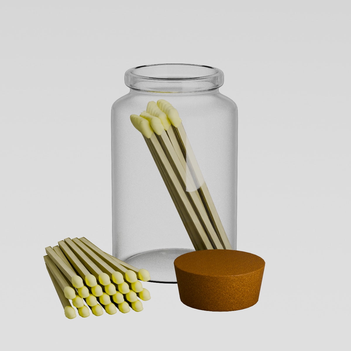 Prime Necessities Decorative Wooden Matches, Matches in a Jar Candles ...