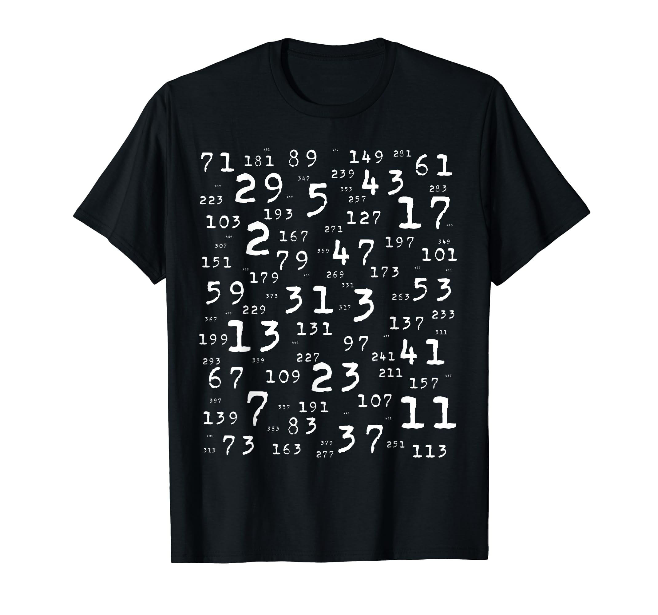 Prime Numbers Teacher Nerd Geek Science Student Logic Maths T-Shirt ...