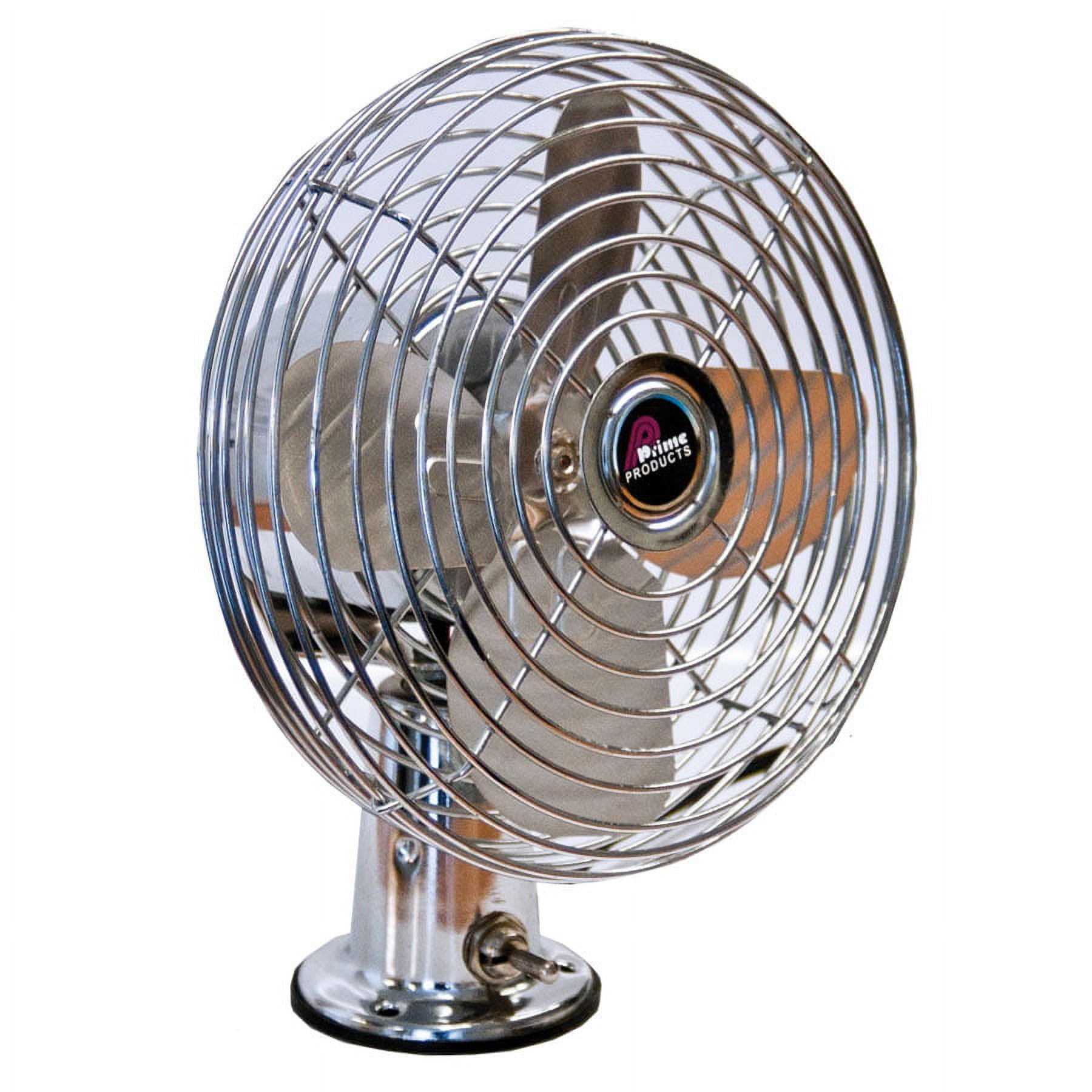 Prime Products 06-0852 12V 2-Speed Fan, Chrome - Walmart.com