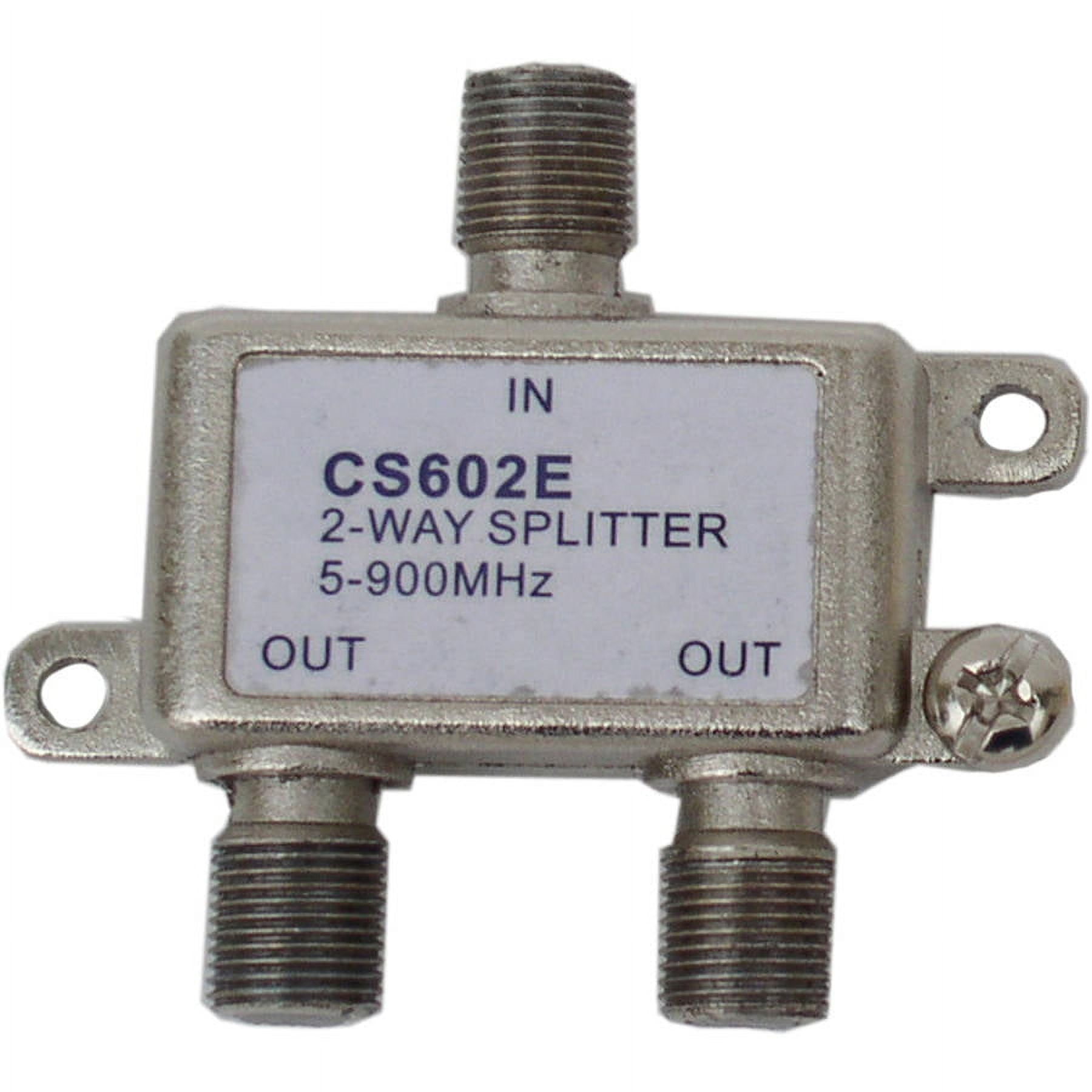 Prime Products 08-8012 In-Line Coaxial Splitter - Walmart.com