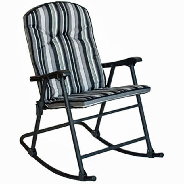 Prime Products 13-6808 Cobalt Black Cambria Padded Rocker - Walmart.com