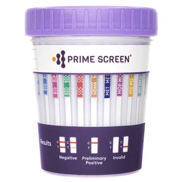 Prime Screen - 7 Panel Multi-Drug Urine Test Cup for Home Use [1 Pack ...